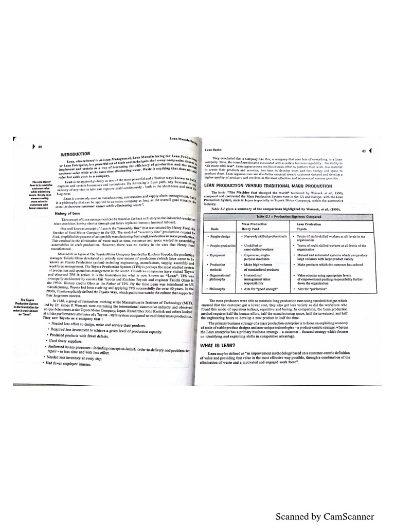 Lean Production | PDF