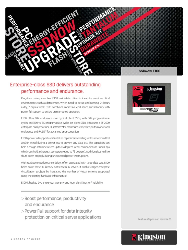 SE100S37 Us | Download Free PDF | Solid State Drive | Computer Data Storage