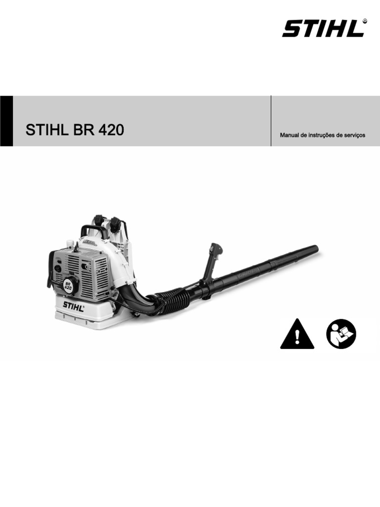 Manual Stihl BR 420 | PDF | Motores | Gasolina