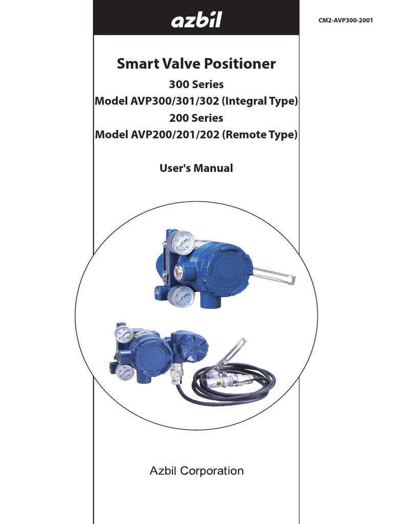 Smart Valve Positioner - CM2-AVP300 | PDF | Valve | Switch