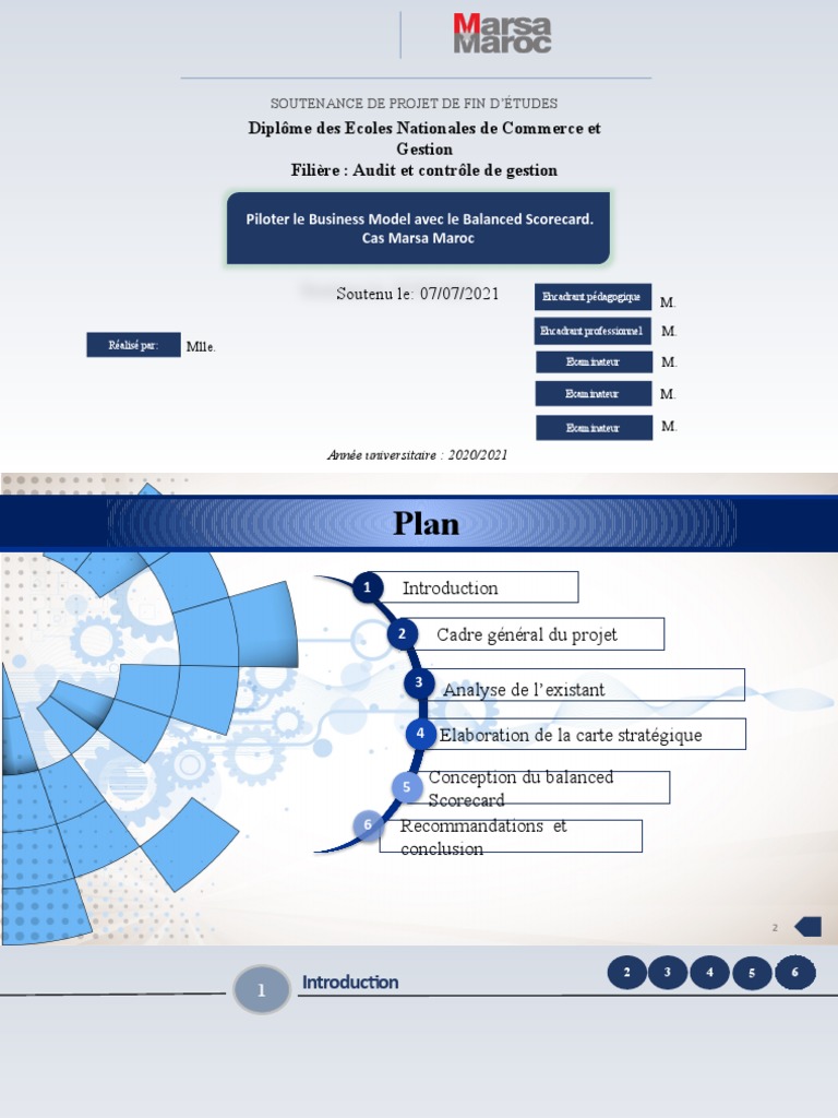 Présentation de PFE 1 | PDF | Gestion des ressources humaines | Fonds de roulement