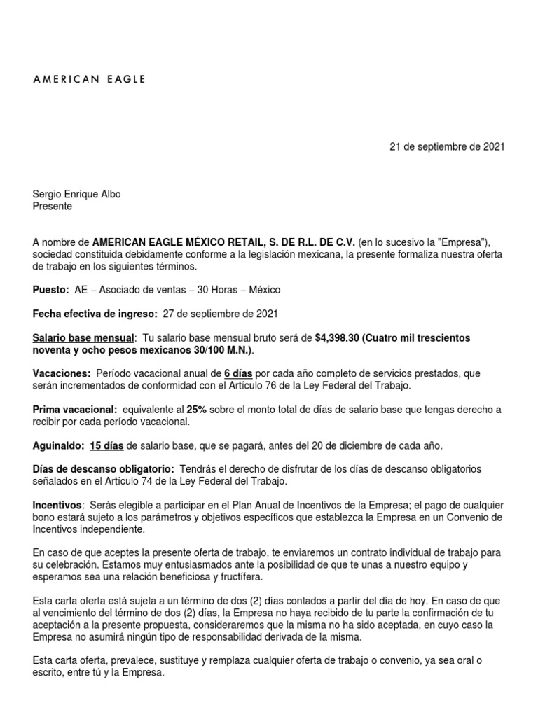 Offer - This Page Intentionally Left Blank | PDF | Business | México