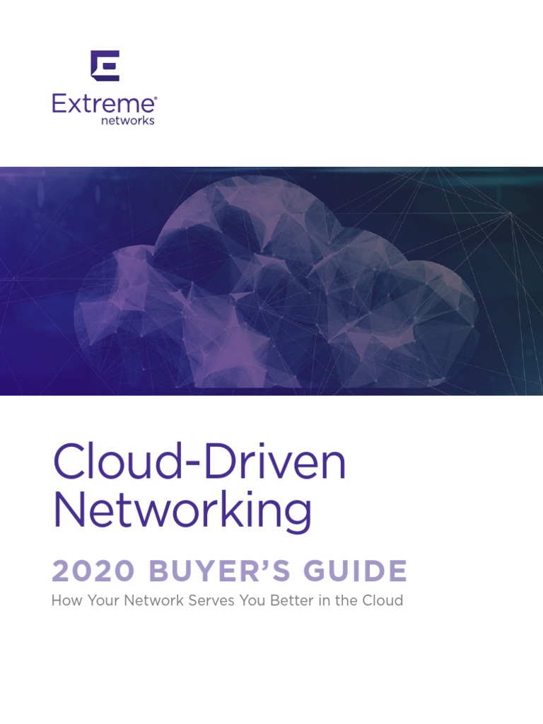 2020 Cloud Networking Guide Buyers Guide | PDF | Cloud Computing ...