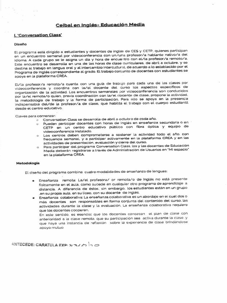 7 - Programa+Ceibal+en+Inglés | PDF