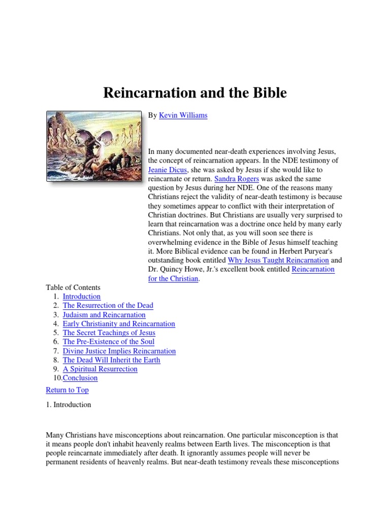 Reincarnation in Biblical Teachings | PDF | John The Baptist | Elijah