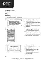 Prepare 3 Workbook Answer Keys | PDF