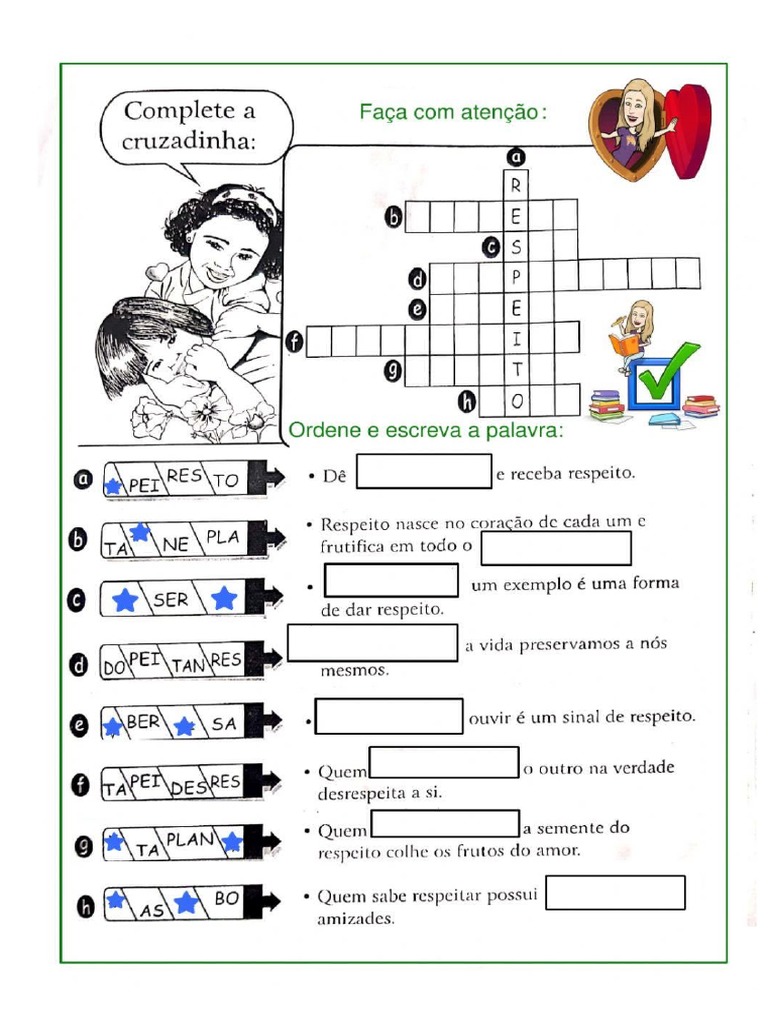 Atividade Sobre Respeito | PDF
