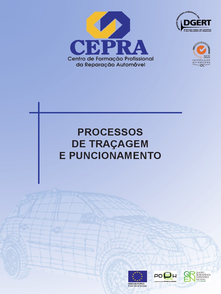 Traçagem e Puncionamento CEPRA | PDF | Motores | Parafuso