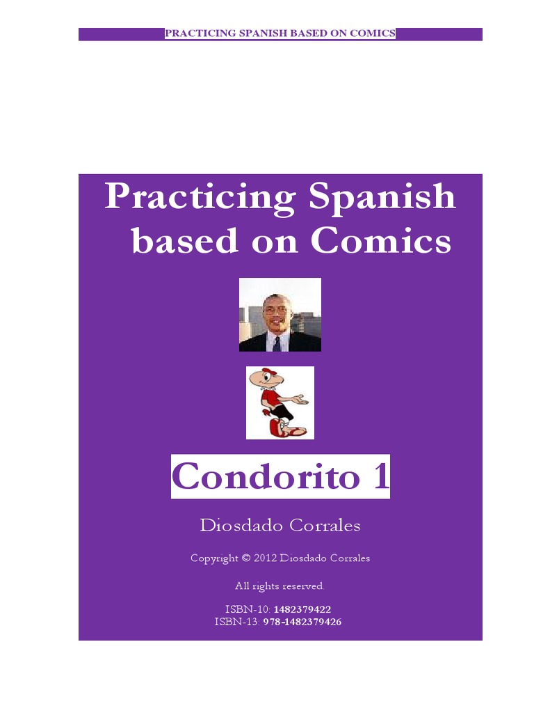 Practicing Spanish Based On Comics: Condorito 1 | PDF | Copyright | Books