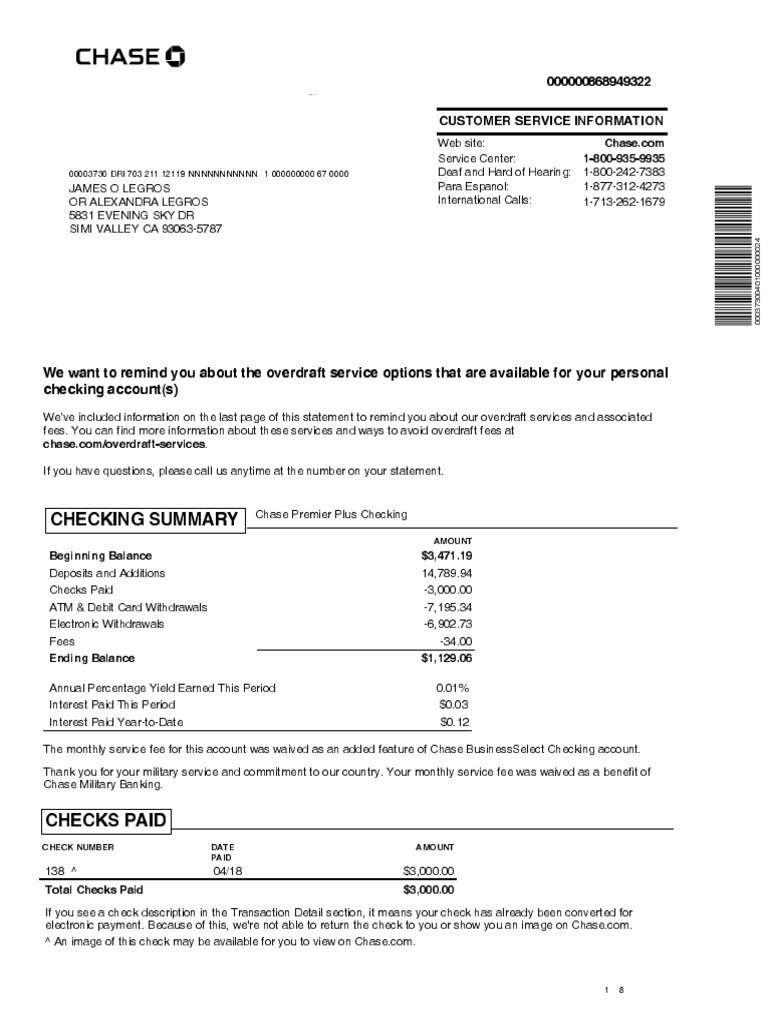 List | PDF | Overdraft | Transaction Account