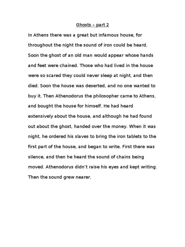 Ghosts | PDF