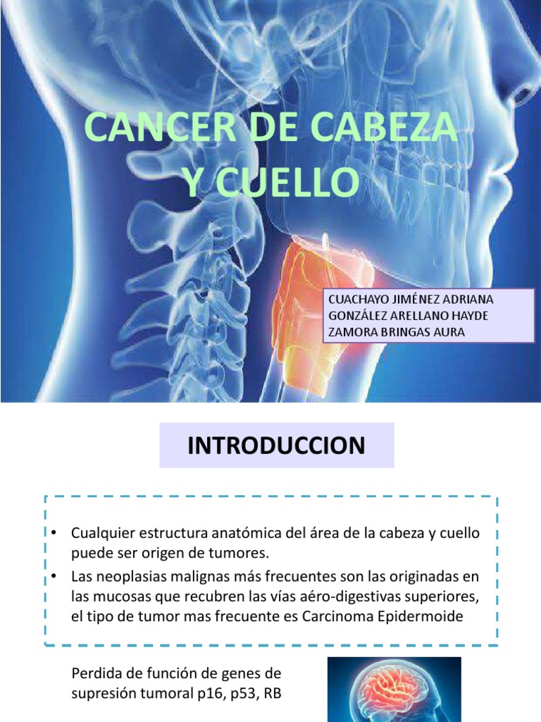Cancer Cabeza y Cuello | PDF | Cáncer | Metástasis