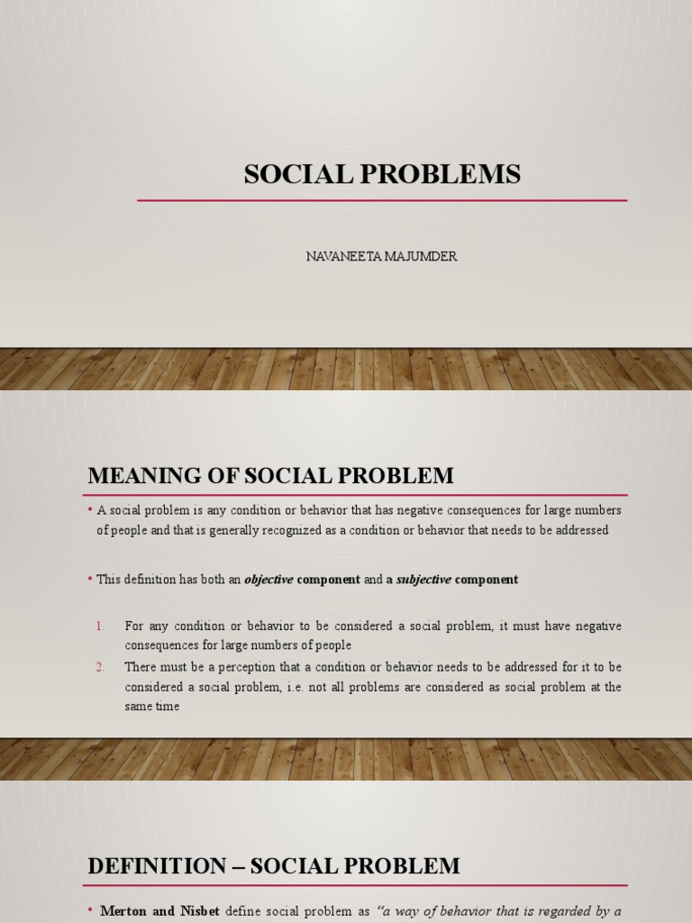Understanding Social Problems_PPT | PDF | Deviance (Sociology) | Sociology