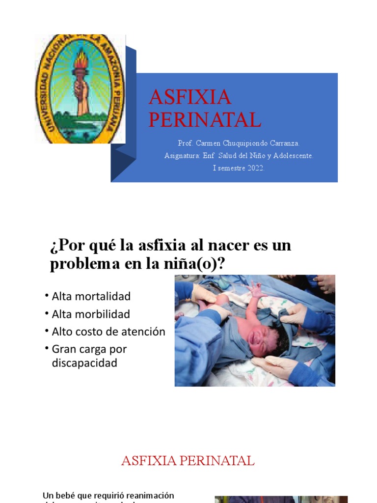 Asfixia Perinatal: Riesgos y Cuidados | PDF