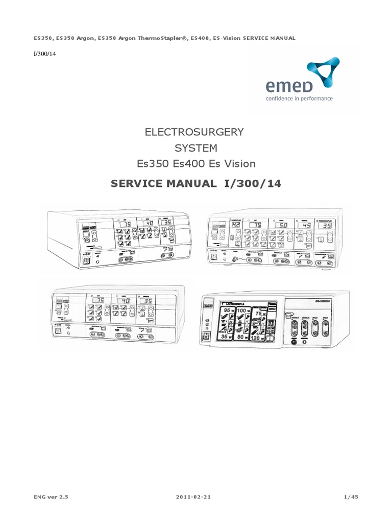 Manual de Servicio - Emed - Esvision | PDF | Power Supply | Mains Electricity