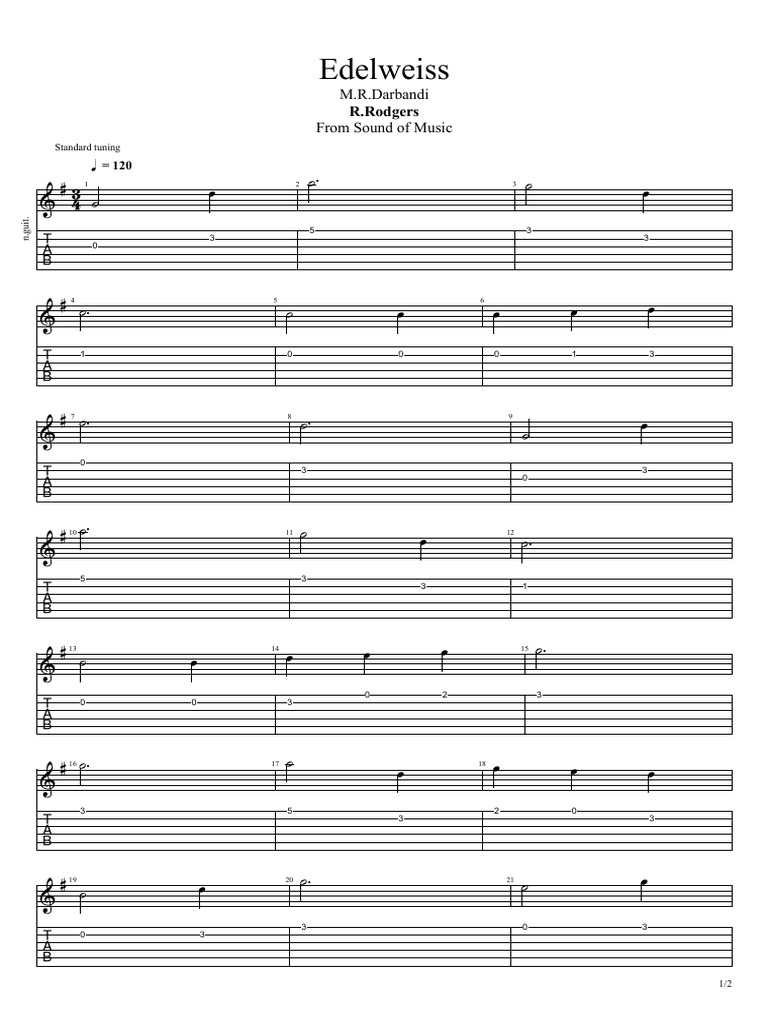 Edelweiss | PDF | Compositions