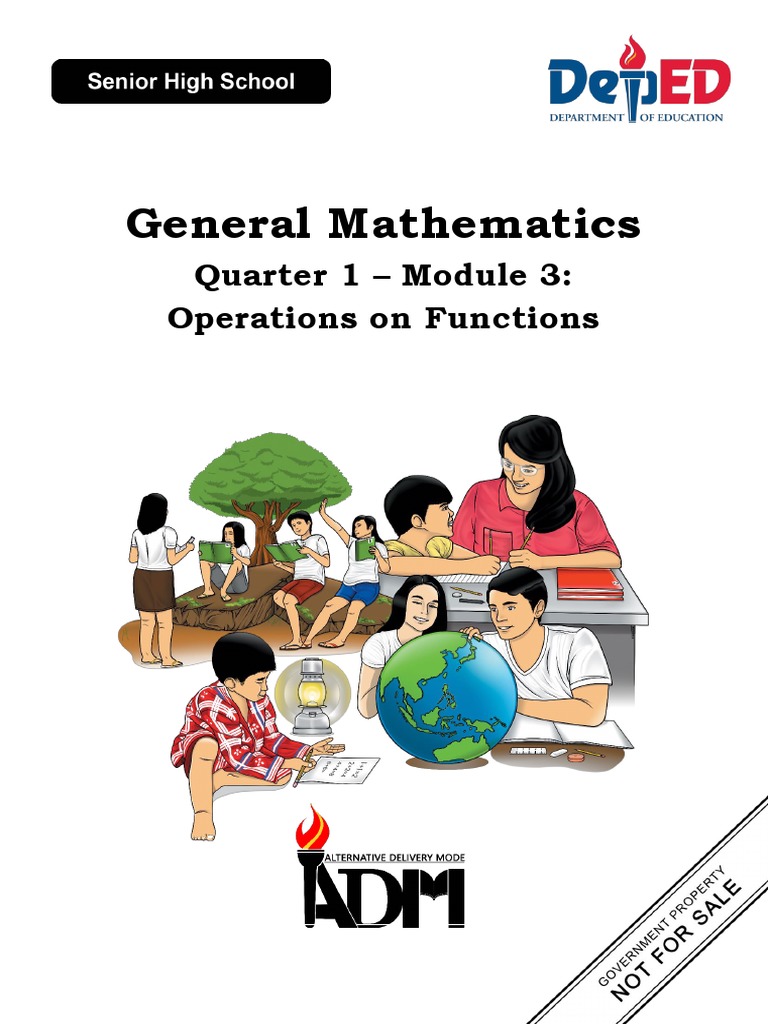 General Mathematics: Quarter 1 - Module 3: Operations On Functions | PDF | Function (Mathematics ...