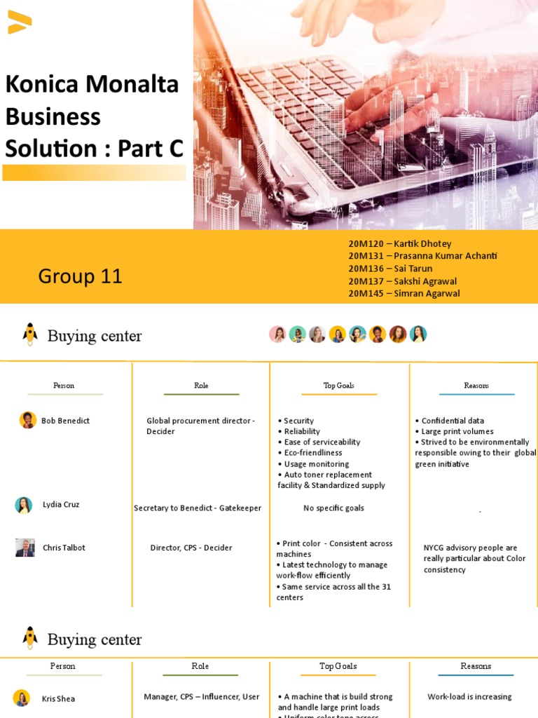 Konica Monalta Business Solution: Part C: Group 11 | PDF | Reliability ...