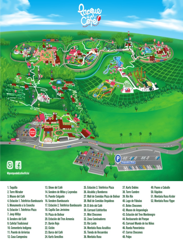 Mapa Parque Del Cafe PDF Sitio Web | PDF