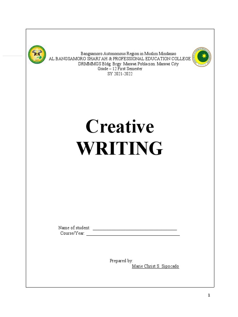Creative Writings | PDF | Plot (Narrative) | Narration