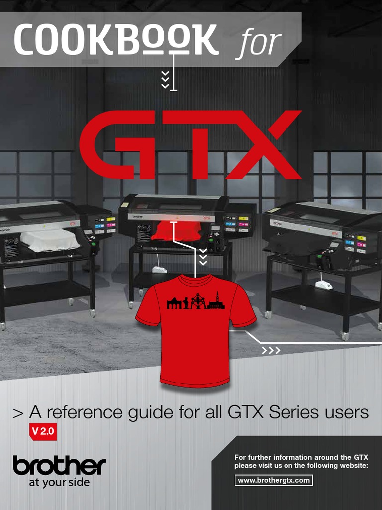 Cookbook: A Reference Guide For All GTX Series Users | PDF | Printer (Computing) | Humidity