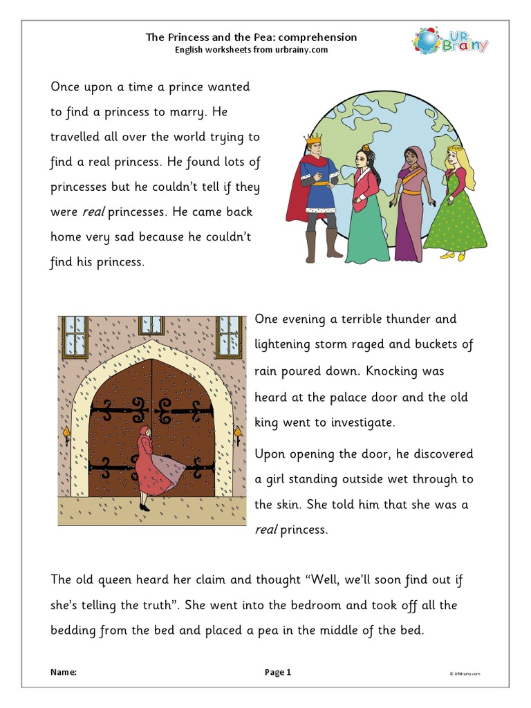 The Pea that Revealed a Princess: An Analysis of the Classic Fairy Tale ...