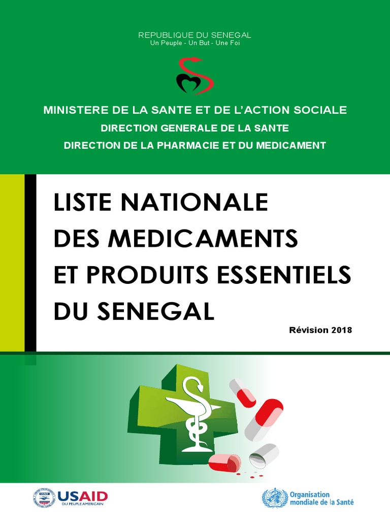 Liste des Médicaments Essentiels 2018 | PDF | Médicaments | Groupe ...
