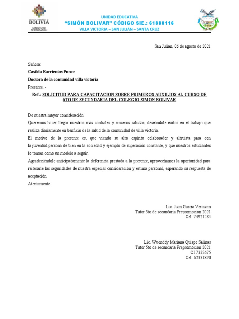 Carta Nombramiento | PDF