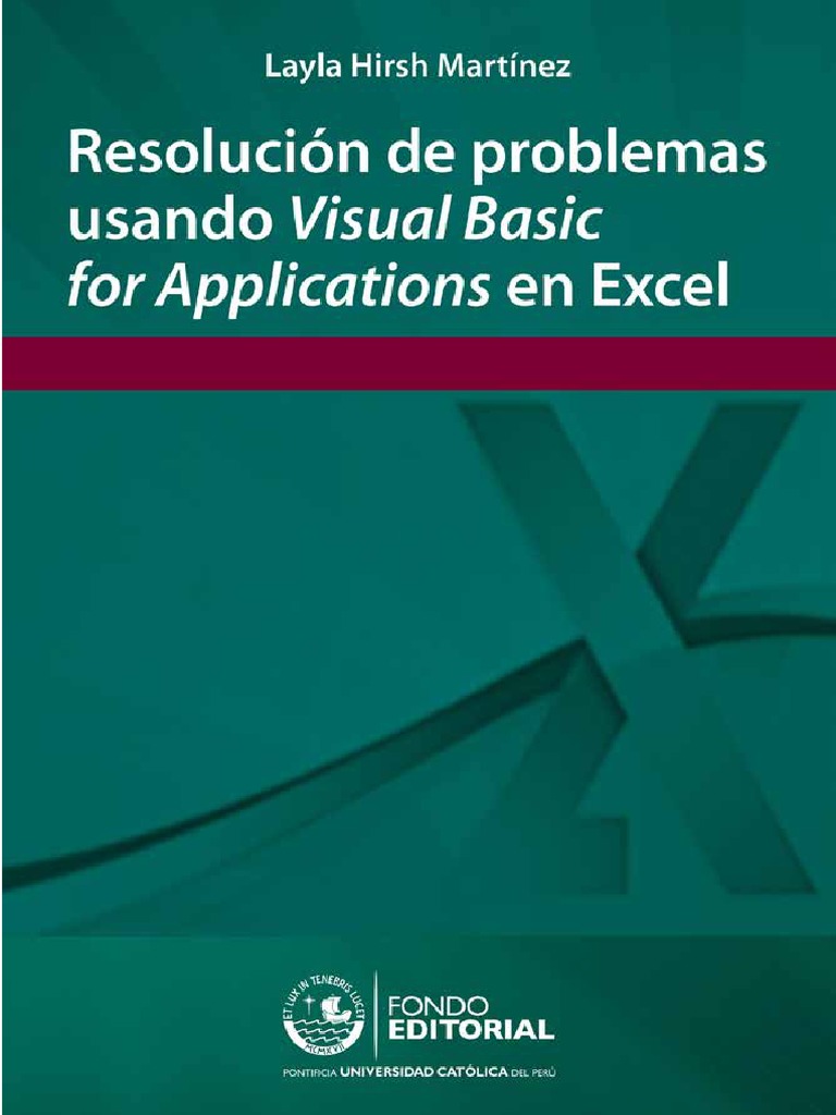 Resolución de Problemas Usando Visual Basic For Applications en Excel | PDF | Microsoft Excel ...