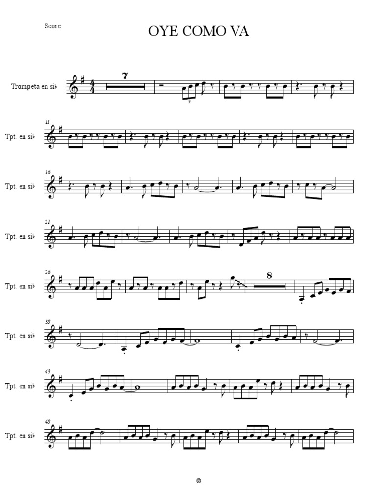 Oye Como Va | PDF