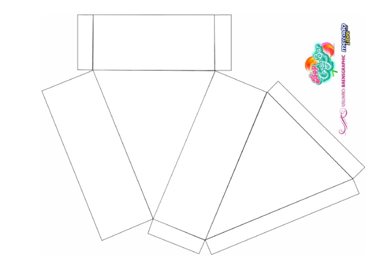 Plantilla Para Cajita Torta Pdf