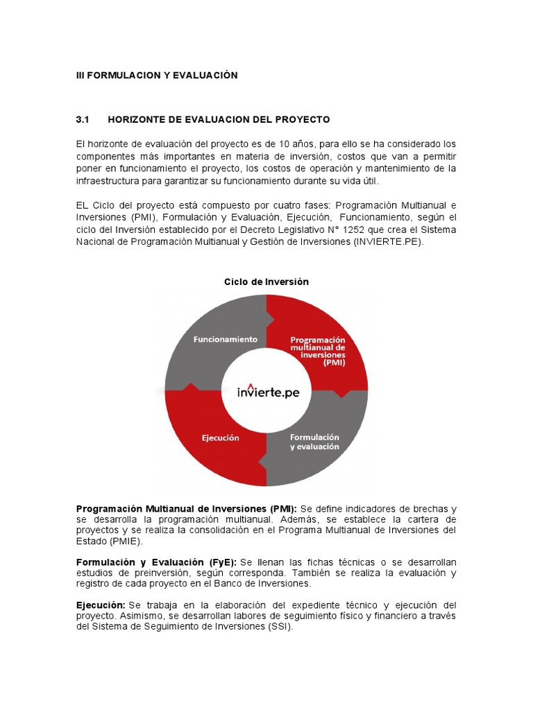 Capitulo Iii Formulacion y Evaluacion | PDF | Salón de clases ... Capitulo Iii Formulacion y Evaluacion | PDF | Salón de clases ...