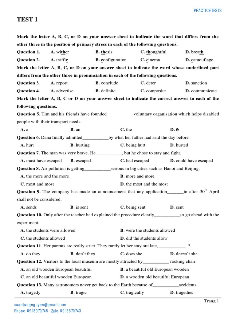 Practice Tests | Download Free PDF | Homeopathy | Americans With ...