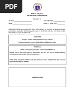 Rpms Sy 2021 - 2022 - Teacher Reflection Form - TRF | PDF ...