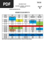 Horario de Clases-Tercer Grado-2022-2023. | PDF