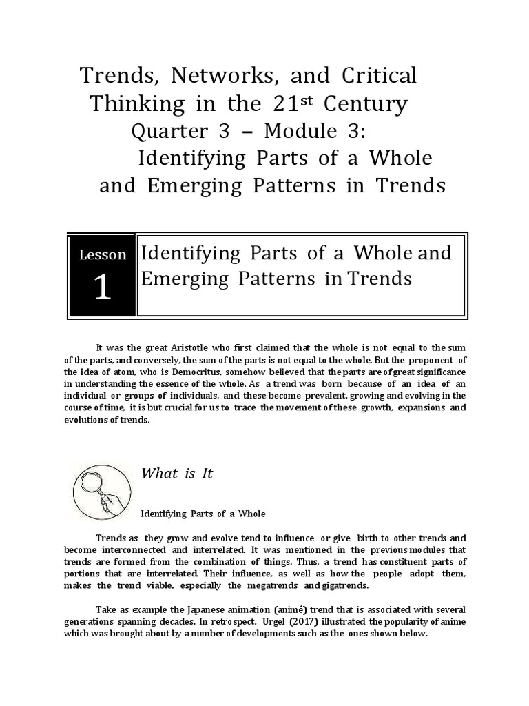 Trends, Networks, and Critical Thinking in The 21 Century | PDF | Internet | Fashion