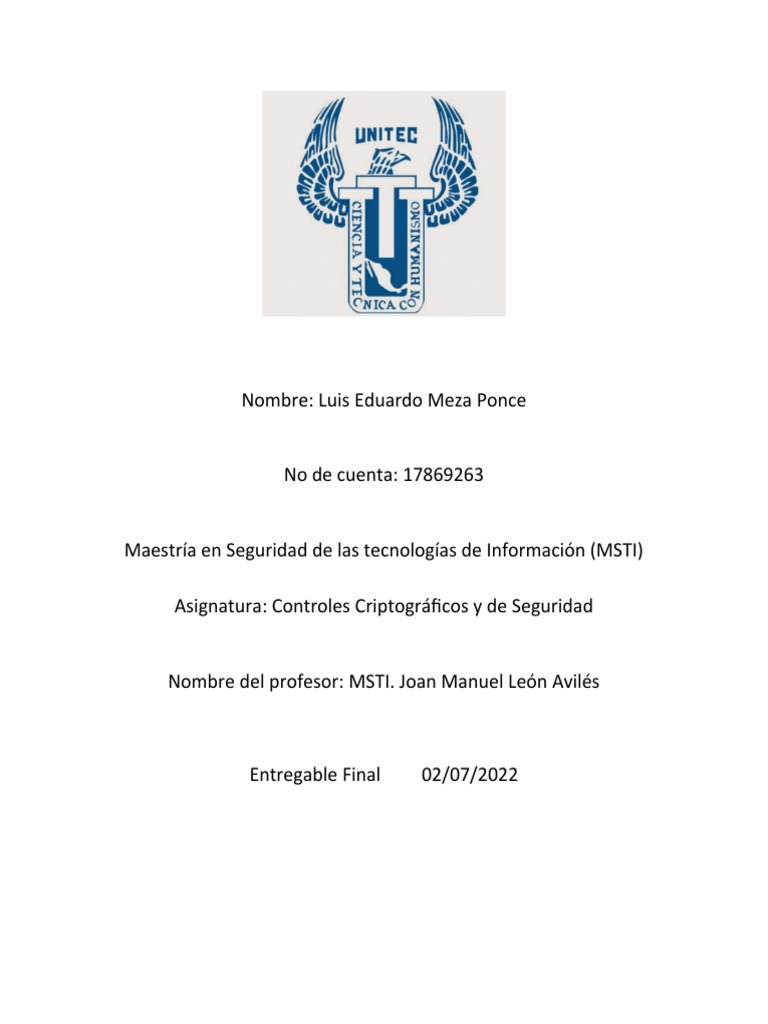 Guía de Cifrado RSA en Python | PDF | Clave (criptografía ...