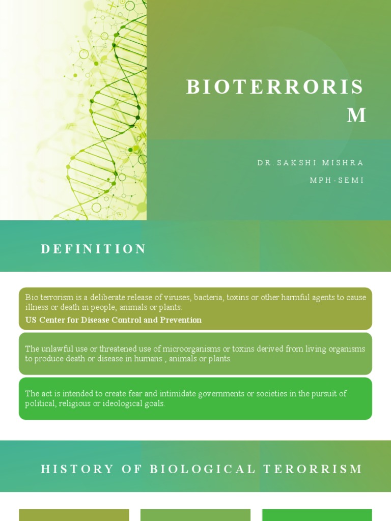 Understanding Bioterrorism Threats | PDF | Biological Warfare ...