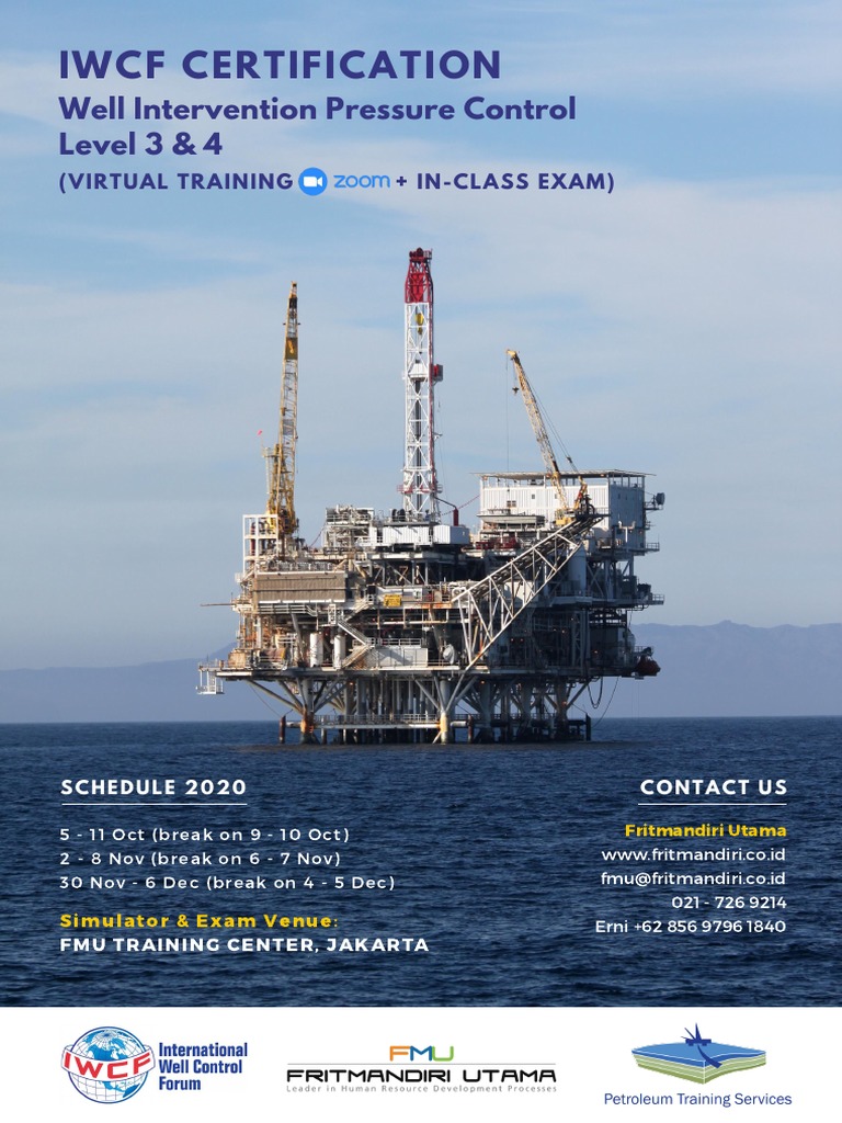 Well Intervention Pressure Control Level 3 & 4: Iwcf Certification | PDF | Health Sciences