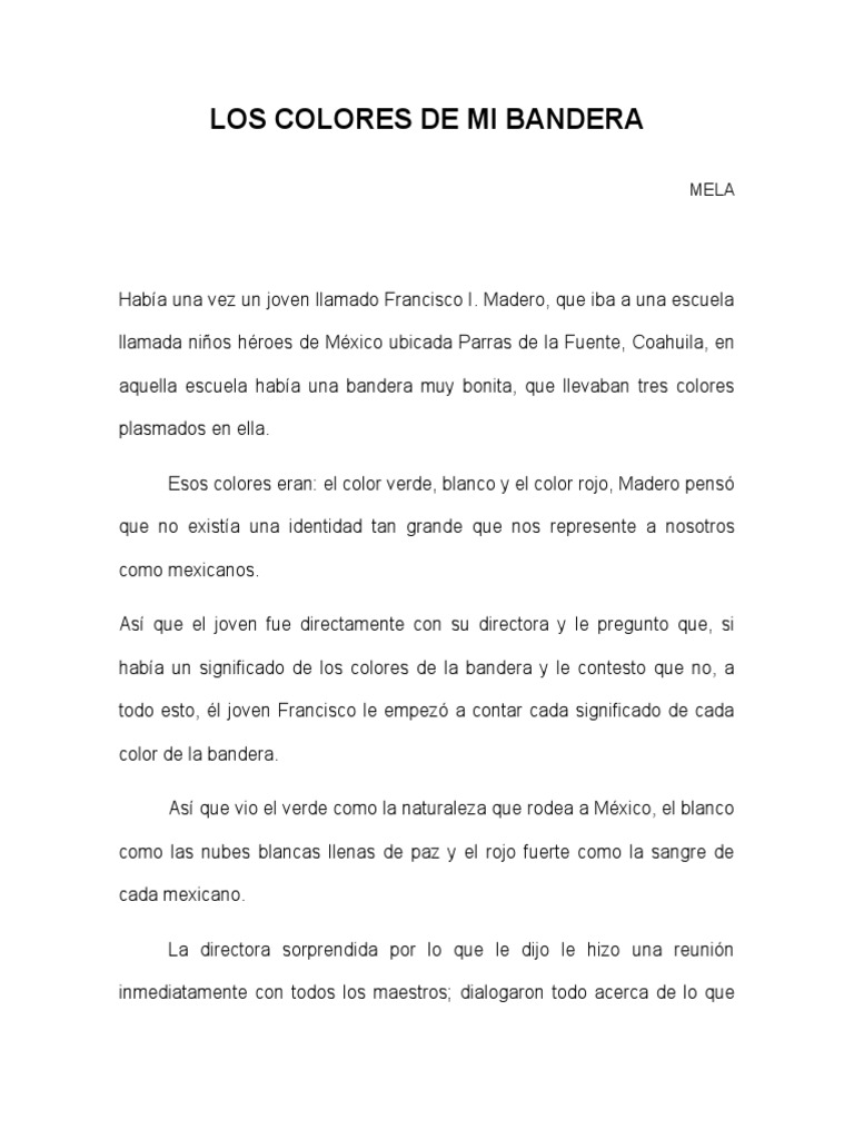 Los Colores de Mi Bandera | PDF | México | Papa Francisco