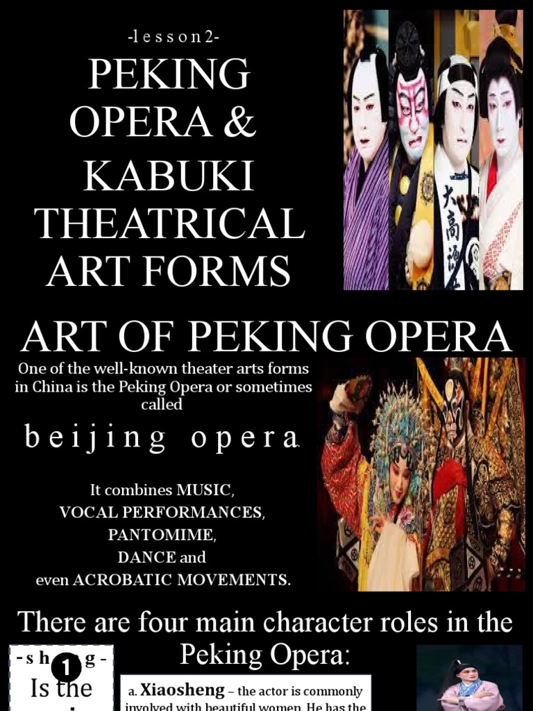 Peking Opera & Kabuki Theatrical Art Forms: - Lesson2 | PDF | Oral ...