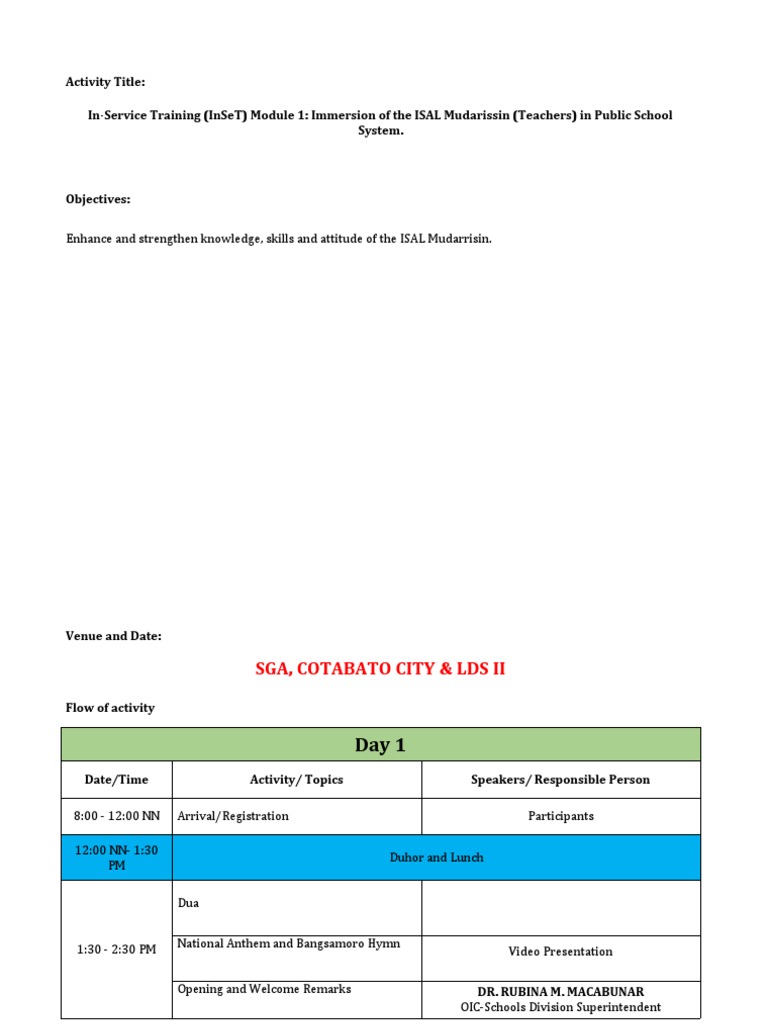 Madrasah Teacher Training Guide | PDF | Communication | Cognitive ...