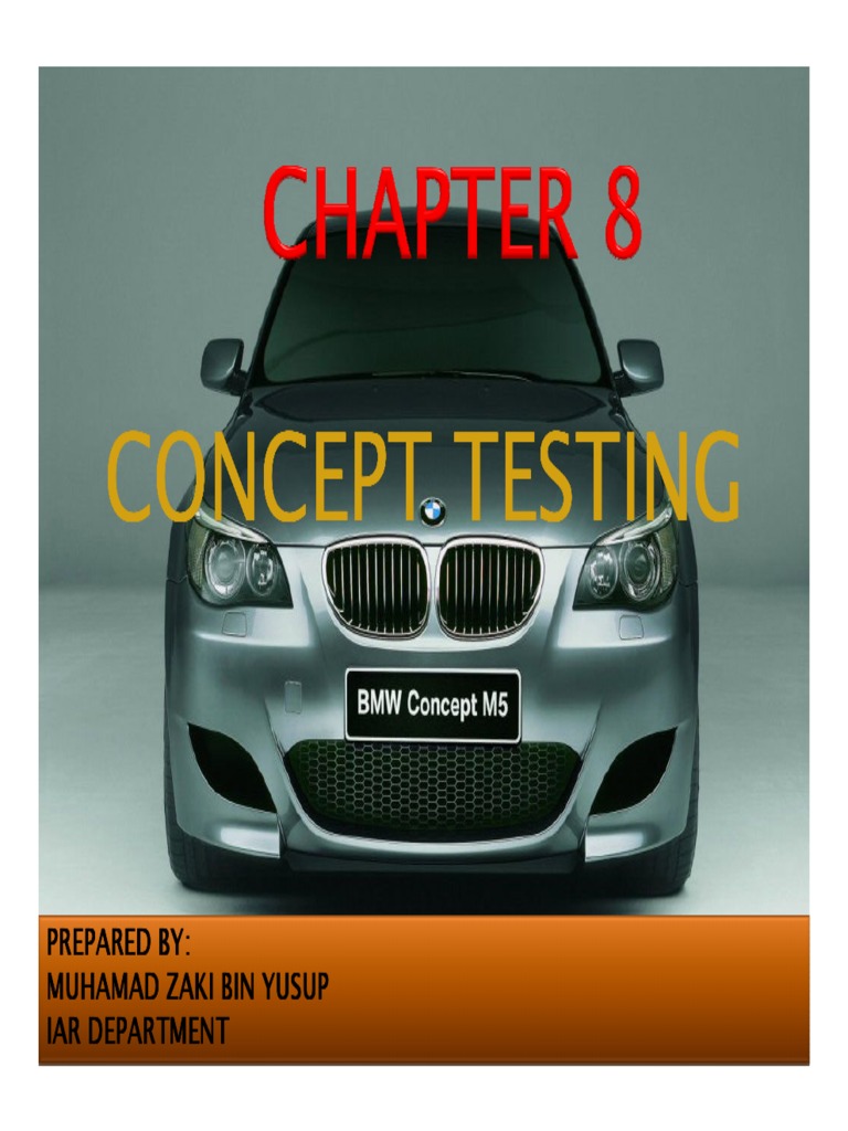 Chapter 8 - Concept Testing | PDF | Forecasting | Sales