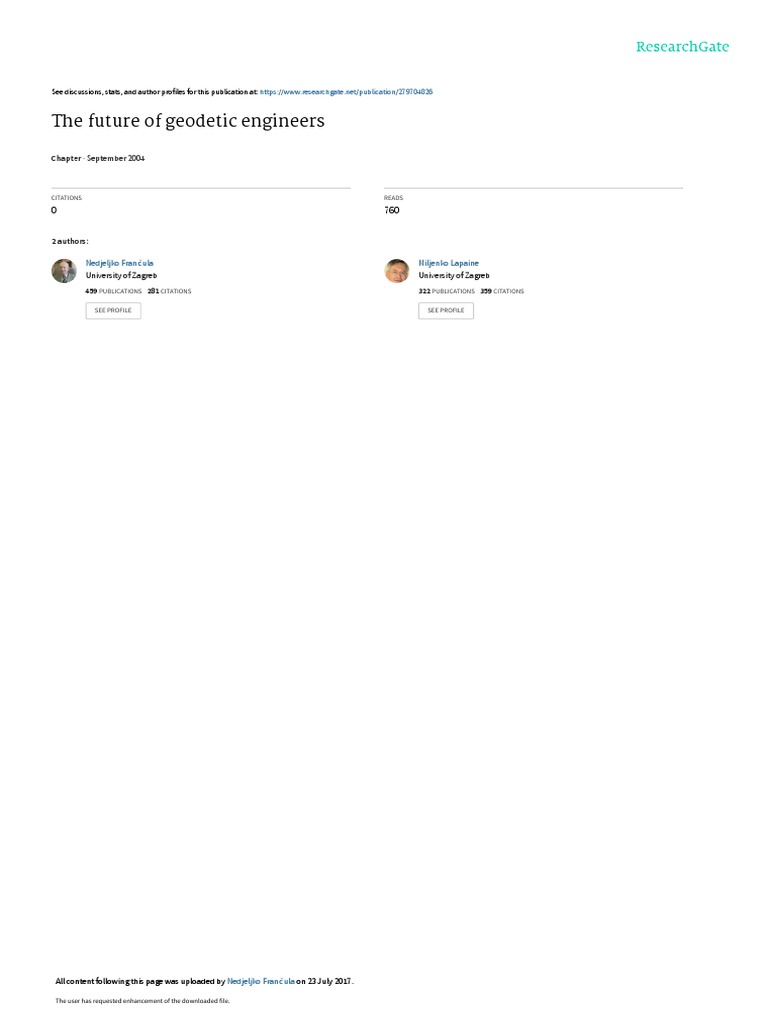 The Future of Geode Tric Engineers | PDF | Topography | Surveying