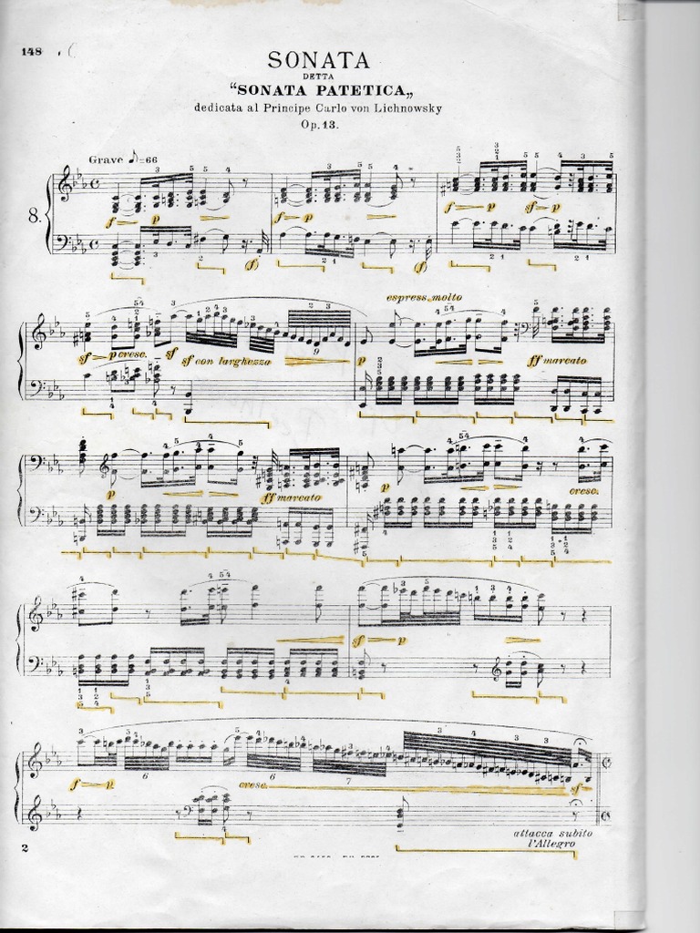 Beethoven Patetica 1er Mov. | PDF