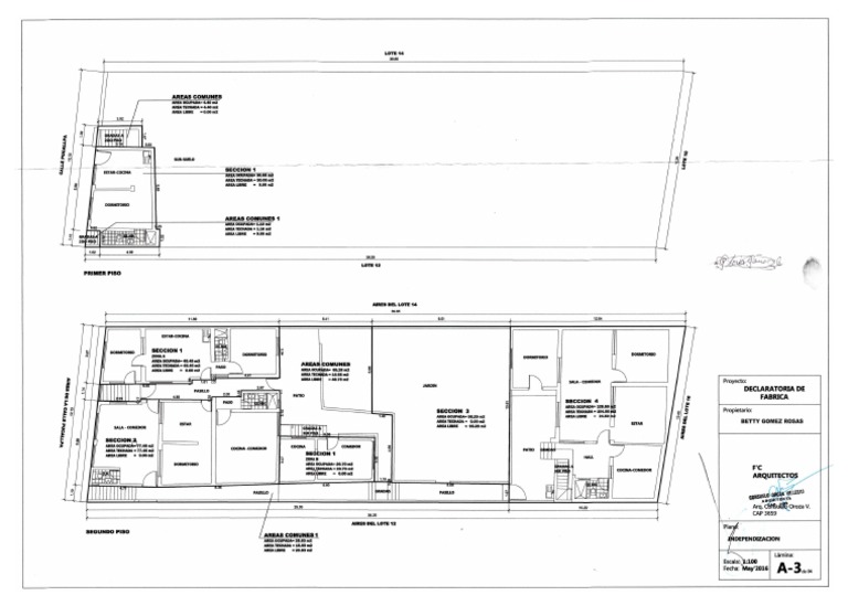 PLANO DE INDEPENDIZACION | PDF