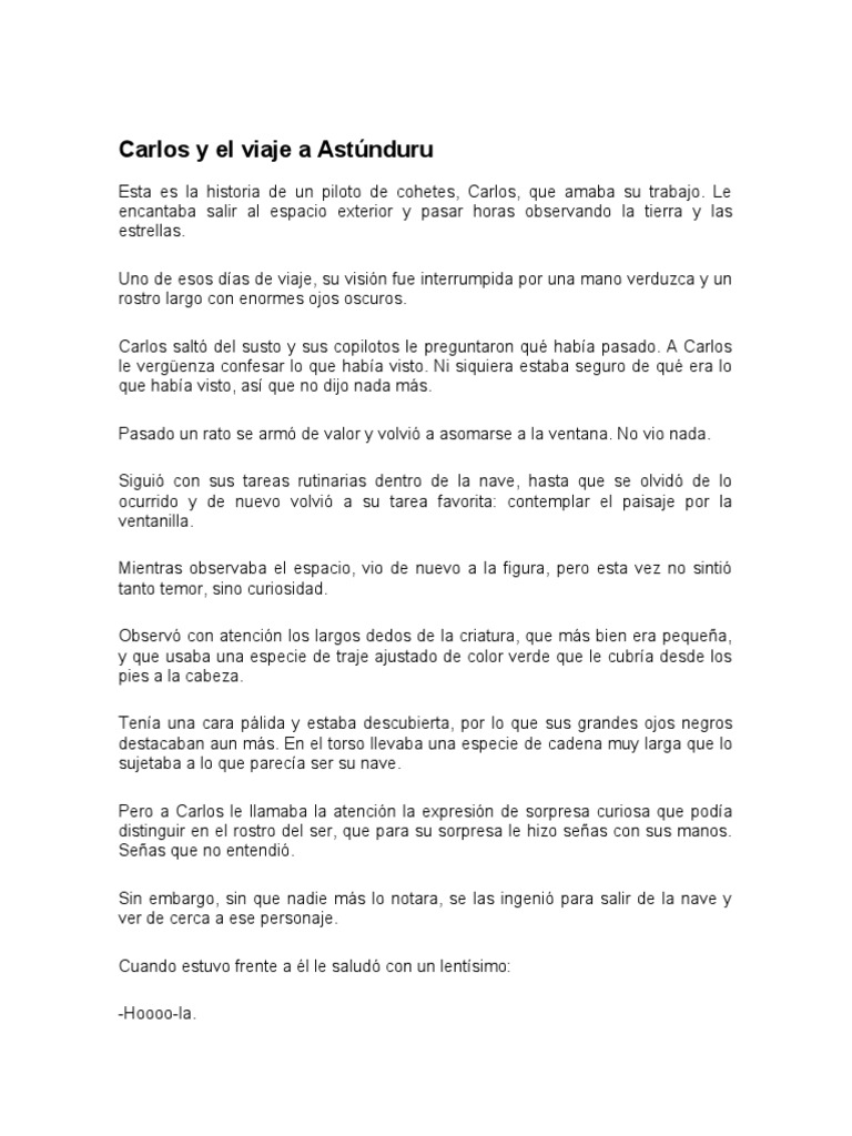 Cuento de Ciencia Ficción | PDF