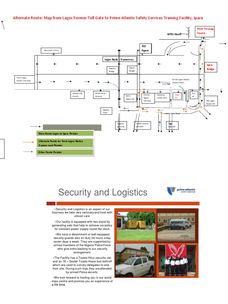 Alternate Route to Ipara Training Facility | PDF | Transport