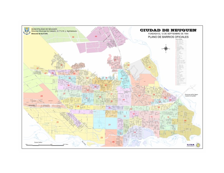 Mapa de La Ciudad de Neuquen Argentina | PDF