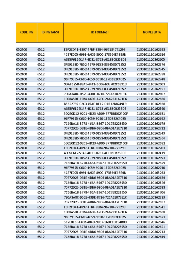 Participant Data Records | PDF